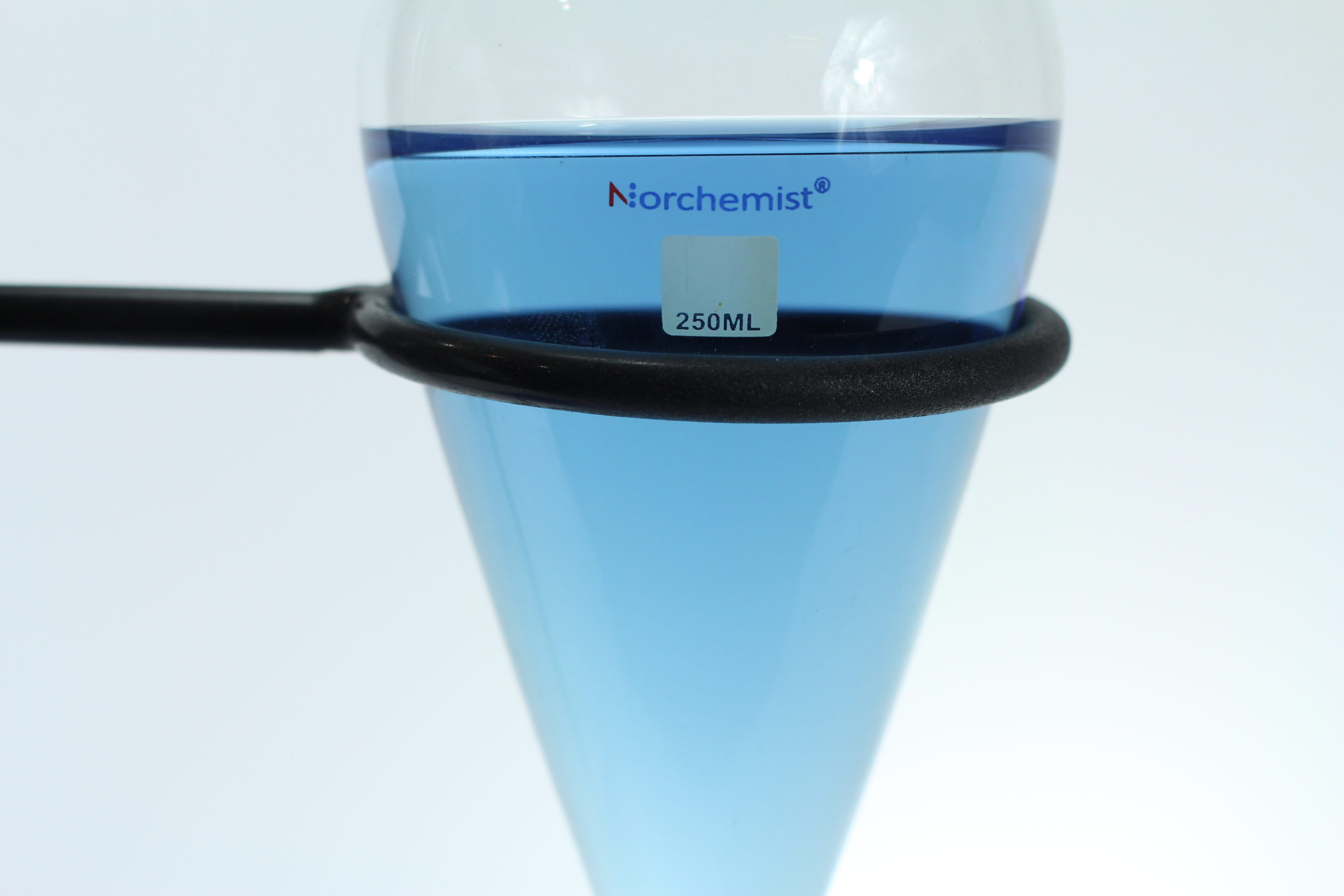 Separatory Funnel, Squibb Style, PTFE Stopcock, Plastic Stopper ...