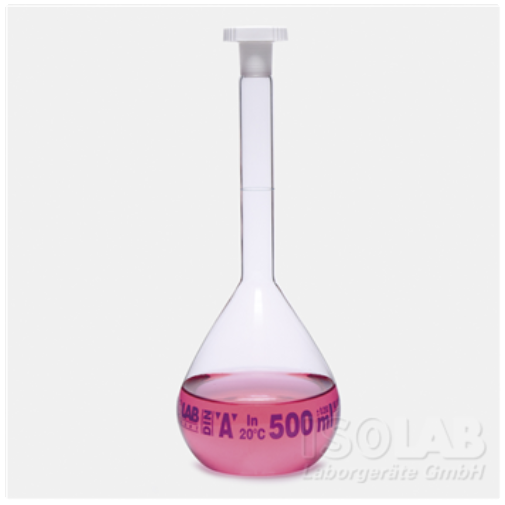 ISOLAB Volumetric Flask, Borosilicate Glass 3.3, Class A, Conformity ...